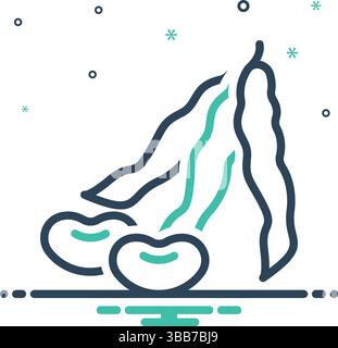 Icon for beans, legumes Stock Vector Image & Art - Alamy