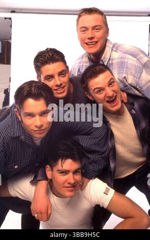Stephen Gately and Shane Lynch Keith Duffy of Boyzone annual masquerade ...