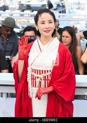 Yoh Yoshida Photocall of the film 'A Pale View of Hills' ('Tôy Yamanamino Hikari') 78th Cannes ...