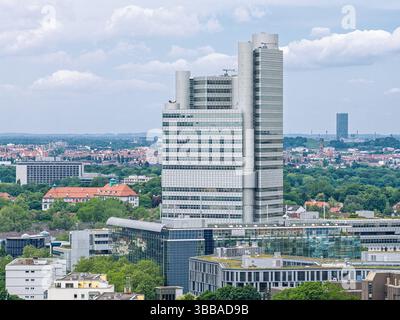 The HVB-Tower in Munich Bogenhausen Stock Photo - Alamy