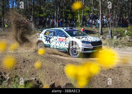 42 Robert VIRVES, Jakko VIILO, Skoda Fabia RS Rally2, action during the ...