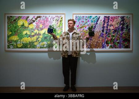 Designer Andrew Flynn, co-founder of Potr, with one of his flat-pack ...