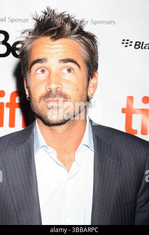 14 September 2009- Toronto, Canada- Actor Colin Farrell arrives at the ...