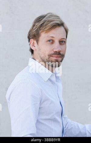 Aleksandr Kuznetsov arrives at the photocall of Two Prosecutors during the 78th Festival de ...