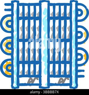 cooling beer production icon doodle illustration Stock Vector Image ...