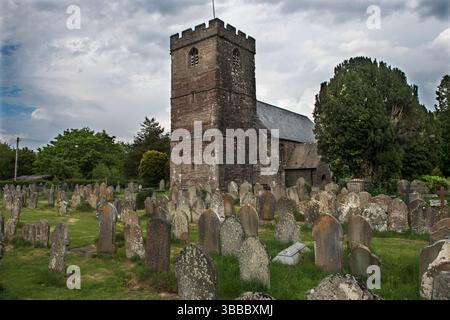 Clodock church, dedicated to St Clydawg, King of Ewias, who was ...