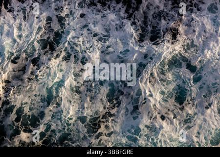 Sea water surface background. Aerial view of classy foamy water Stock ...