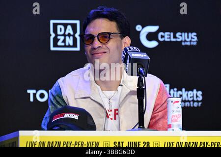 Julio Cesar Chavez Jr during a boxing news conference at the Avalon ...