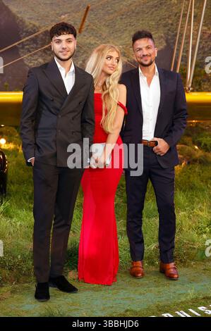 Peter Andre mit Sohn Junior Savva Andreas Andre und Tochter Princess ...