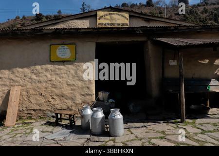 Cheese factory in Sing Gompa, Langtang National Park, Sing Gompa, Nepal ...