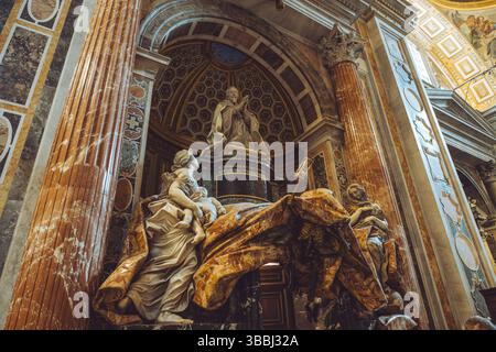 Vatican - March 14th 2025 - Tomb Pope Alexander VII Saint Peter’s ...