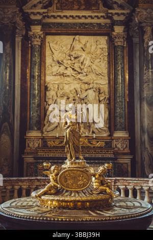 Vatican, March 15th - St. John Baptist, Baptismal Font, Papal Basilica ...