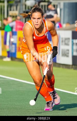AMSTERDAM, NETHERLANDS - JUNE 7: Pien Sanders of The Netherlands walks ...