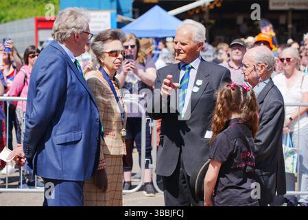The Princess Royal during a visit to the Devon County Show at the ...