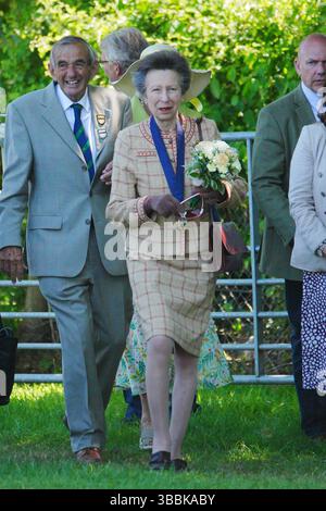 The Princess Royal during a visit to the Devon County Show at the ...