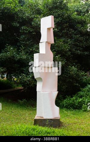 Auroville, India - January 2024 - Roger Anger's sculpture realized in ...