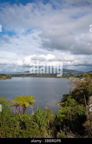 Lake Karapoti, Cambridge, Waikato, North Island, New Zealand Stock ...