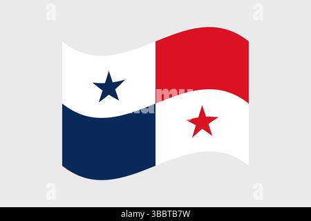 Flag of Panama. Panama flag official colors and proportion digital ...