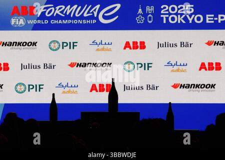 ABB, podium, portrait, during the Tokyo ePrix, 8th and 9th round of the ...