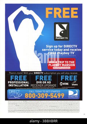 Vintage "Playboy" magazine June 2008 issue advert, USA Stock Photo - Alamy
