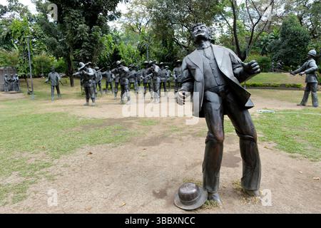 Bronze statues recreate the last moments of the Dr. Jose Rizal's life ...