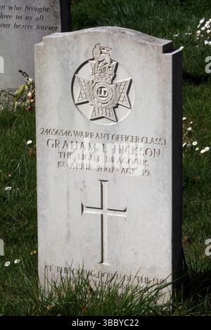 Commonwealth war grave of Graham L Hickson, Light Dragoons. Warrant ...