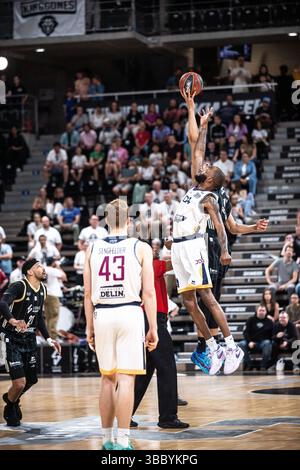 Kickoff during the French championship, Betclic Elite basketball match ...