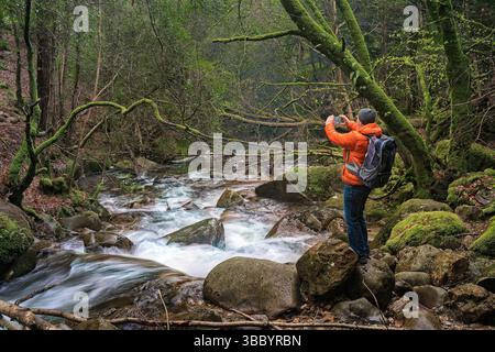 Man captures the rushing waters of Glenmalure’s wild waterfall deep in ...