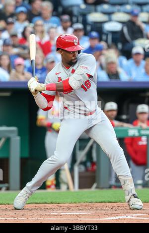 St. Louis Cardinals' Jordan Walker at bat against the Milwaukee Brewers ...