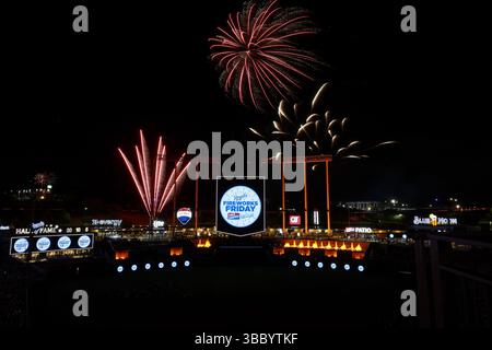 May 16, 2025: Fans were treated to fireworks after a game between the ...