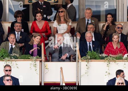 The Duke and Duchess of Edinburgh (left), with Charles and Vicky ...