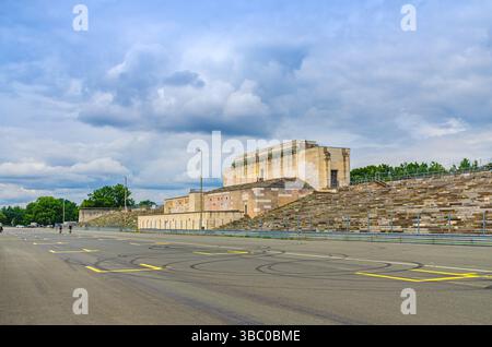 Zeppelinfeld Zeppelin Field Zeppelinwiese with grandstand and stand ...