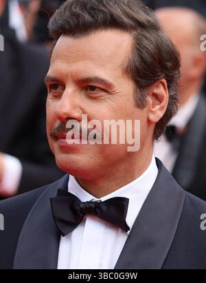 Laurent Lafitte arriving at the Palais des Festivals for the screening ...