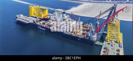Pioneering Spirit. Workboat of the Swiss offshore service provider ...
