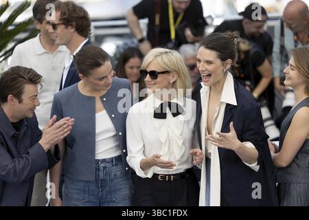 Angelina Woreth, Melanie Laurent, Josephine Japy and Sarah Pachoud pose ...