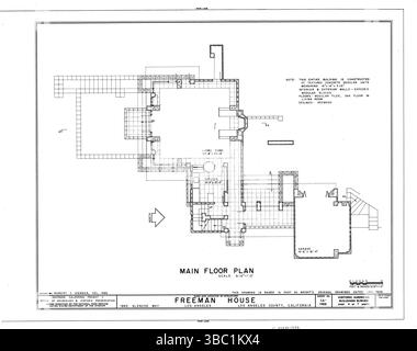 Samuel Freeman House, 1962 Glencoe Way, Los Angeles, Los Angeles County ...