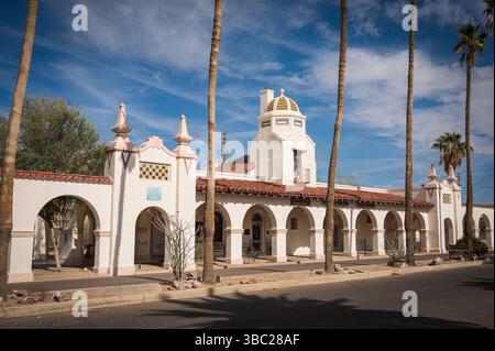 The Ajo Plaza. Ajo Arizona, USA Stock Photo - Alamy