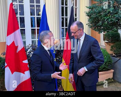 Canadian Prime Minister Mark Carney addresses the Premiers of Canada during the 2025 summer ...