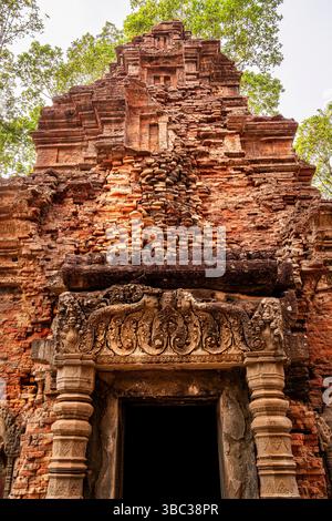 Preah Ko. (Khmer, The Sacred Bull) was the first temple to be built in ...