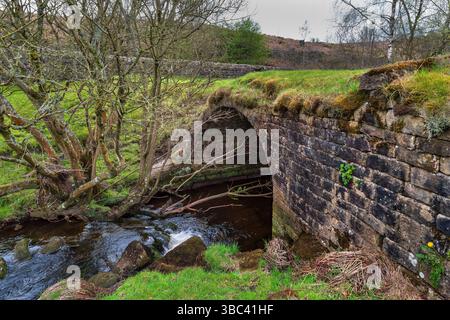 Barbrook Mill, historical lead-smelting works near Baslow, Peak ...