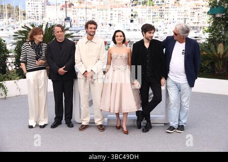 Richard Linklater, Guillaume Marbeck posing during the Nouvelle Vague ...