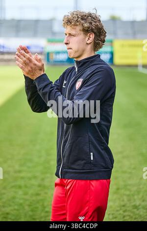 Horsens, Denmark. 17th May, 2025. Sebastian Pingel (11) of AC Horsens ...