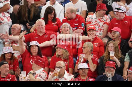 Fans during the match between Hollywoodbets Sharks and Saracens Rugby ...