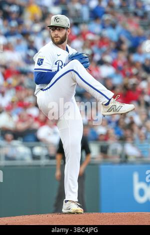 Kansas City Royals pitcher Noah Cameron delivers to a Houston Astros ...