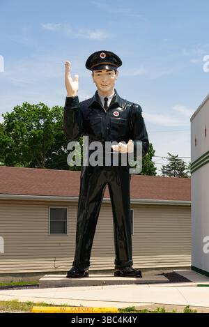 Atlanta, Illinois, United States - May 15th 2025: The Snerd Giant, also ...