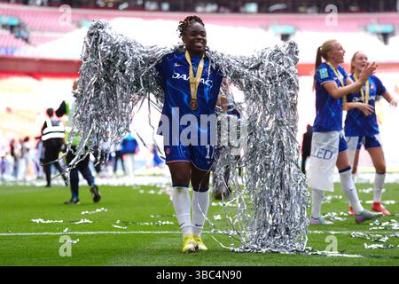 Chelsea's Sandy Baltimore celebrates after the Adobe Women's FA Cup ...