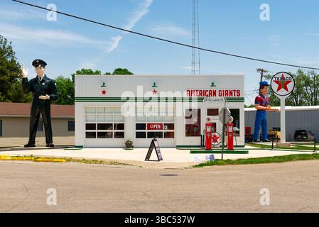 Atlanta, Illinois - United States - May 15th, 2025: Exterior of the ...