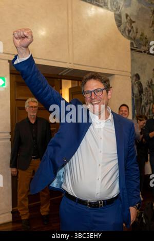 18 May 2025, Bavaria, Würzburg: Martin Heilig (Alliance90/The Greens ...