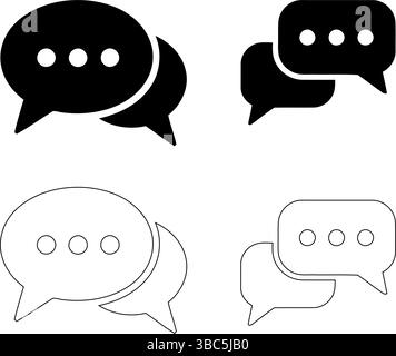 Communication black glyph ui icon Stock Vector Image & Art - Alamy