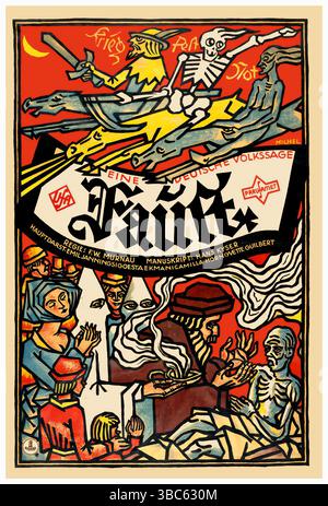 1926 poster for German silent film Faust. Directed by F.W. Murnau and ...